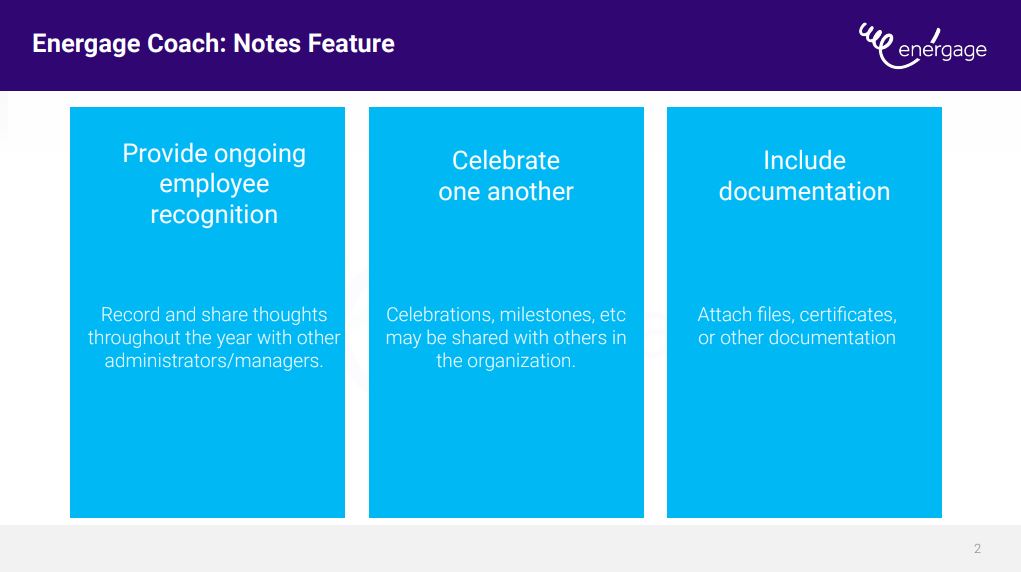 Coach: How to Use the Notes Feature