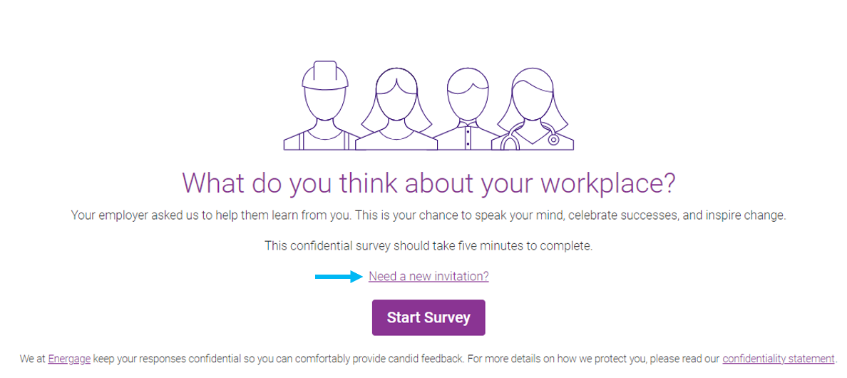 What do the survey invitation and reminder emails look like?